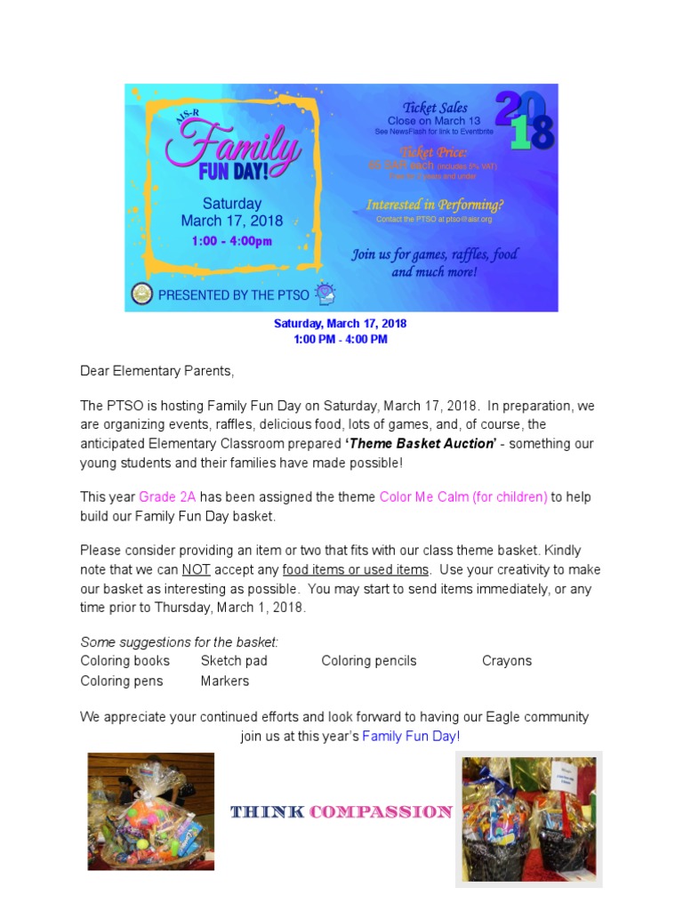 Grade 2A Parent Memo | PDF