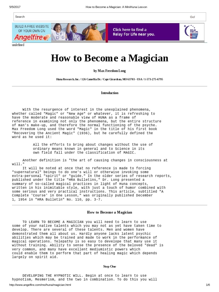 Mastering 36 Huna Symbols for Magic | PDF | Magic (Paranormal) | Hypnosis