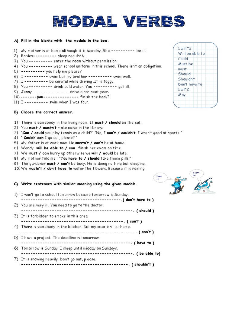 Modal Verbs | PDF | Syntax | Linguistic Typology
