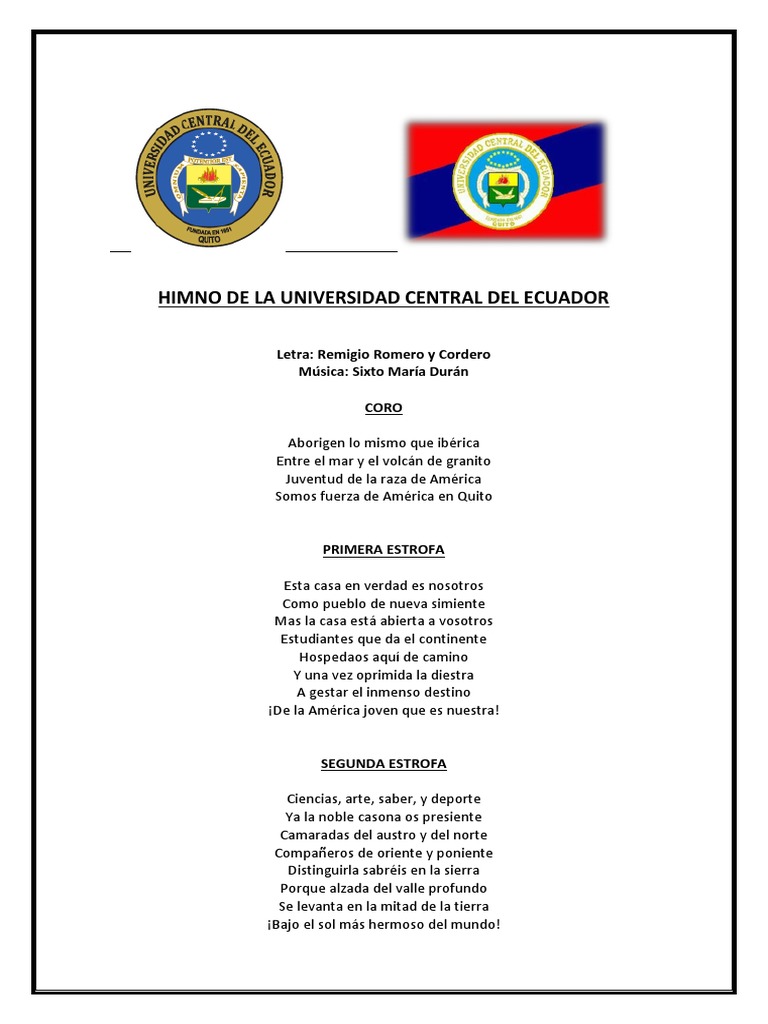 Himno de La Uce | PDF