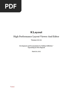 Klayout Manual