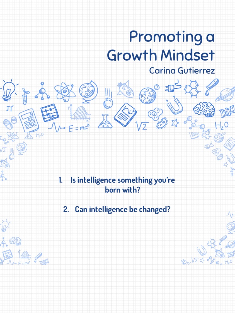 Growth Mindset | PDF | Mindset | Socioeconomic Status