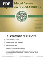Modelo Canvas de Starbucks | PDF | Marketing | Business