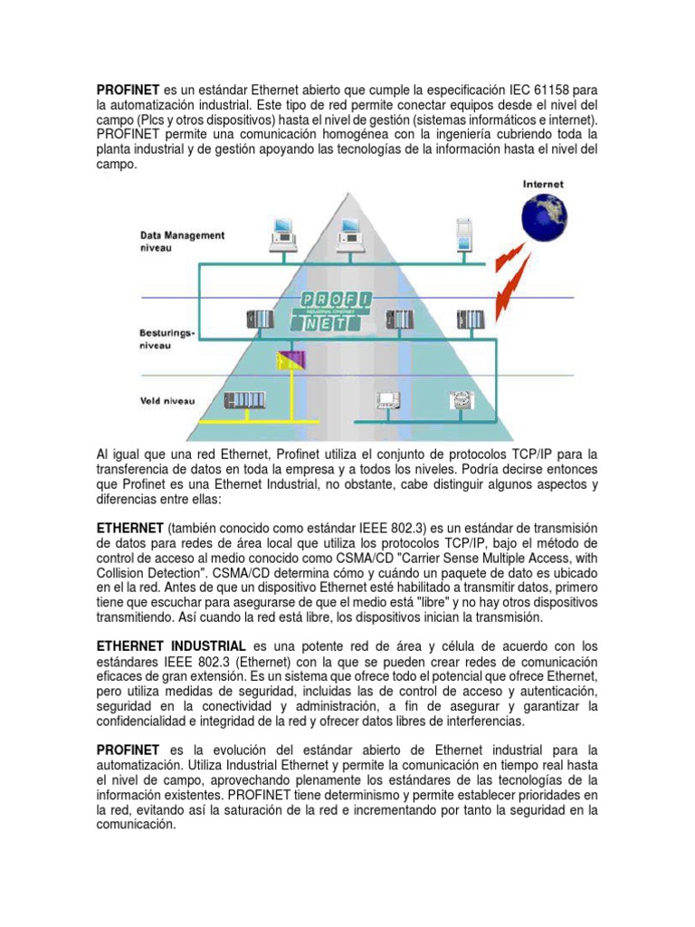 Profinet S7 1200 | PDF | Protocolo de Control de Transmisión | Protocolos de internet