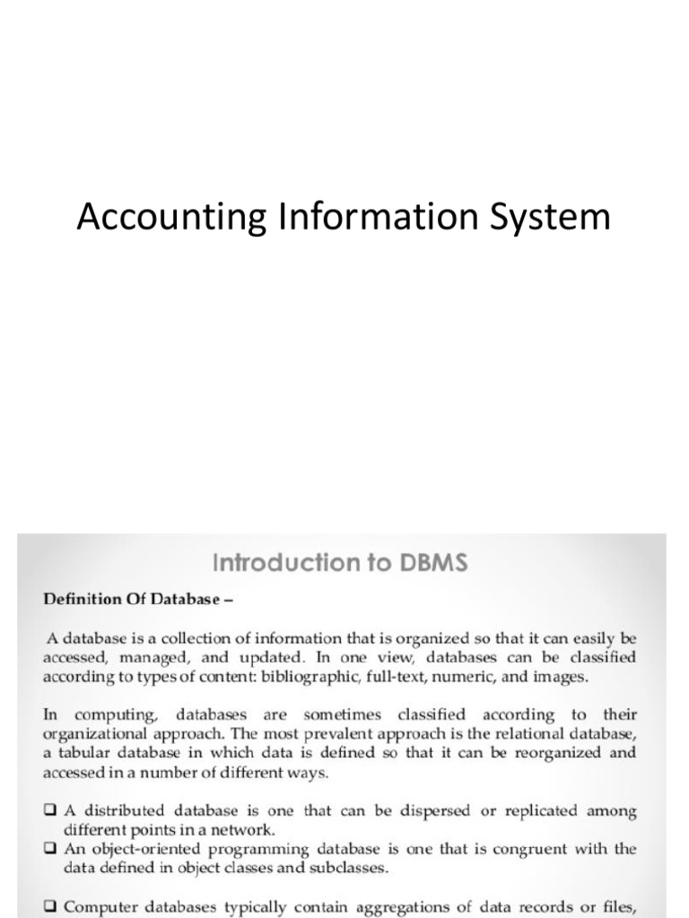 Accounting Information System | PDF