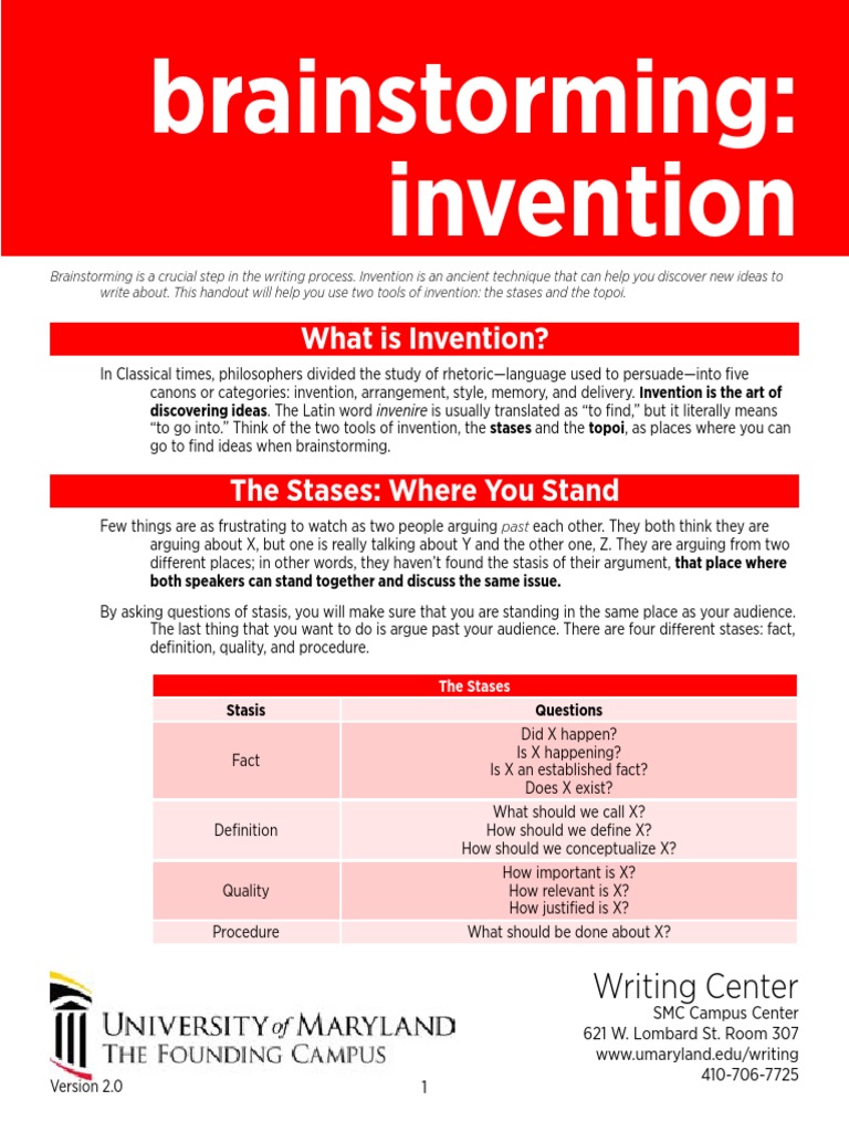 Brainstorming Invention | PDF | Psychological Concepts | Cognitive Science