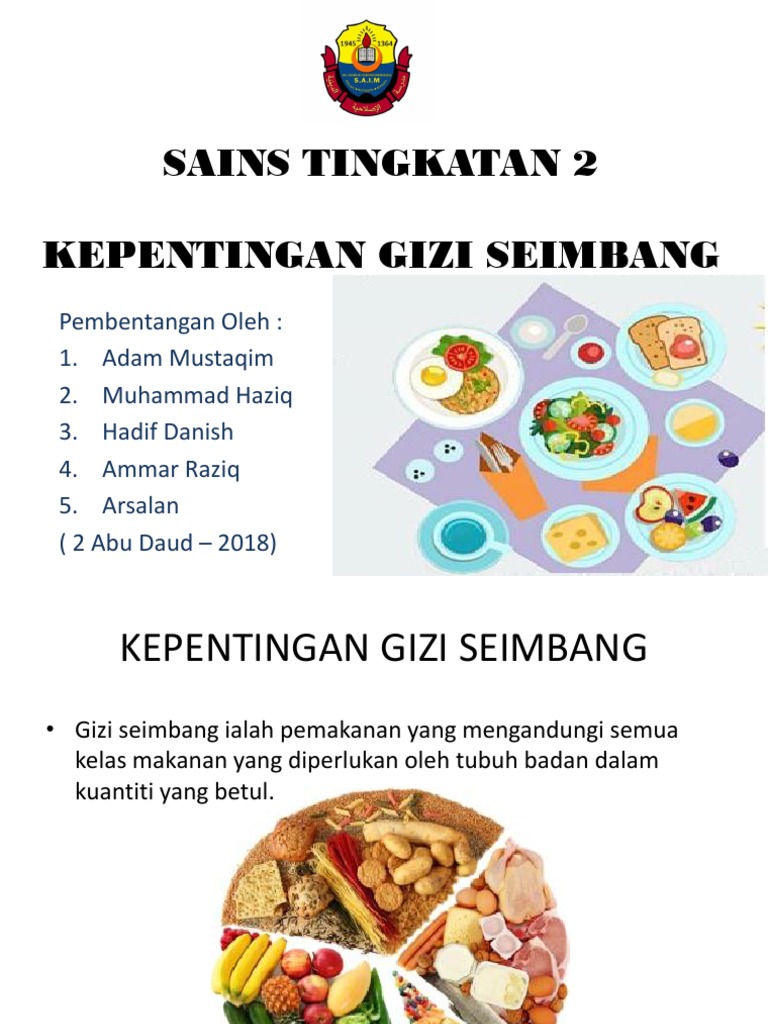 Kepentingan Gizi Seimbang Pdf