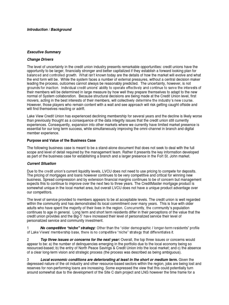 CFS Review | PDF | Credit (Finance) | Credit Union