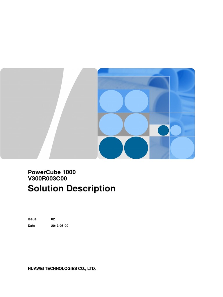 Huawei Power Cube | PDF | Power Supply | Photovoltaics