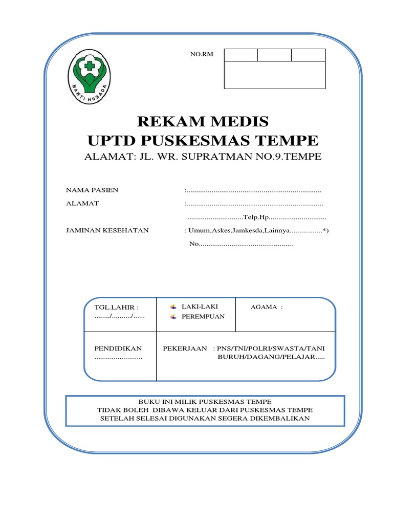 Sampul Rekam Medis | PDF
