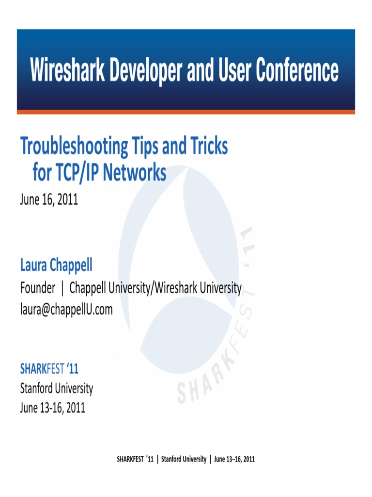 Troubleshooting Tips and Tricks For TCP/IP Networks: Laura Chappell ...