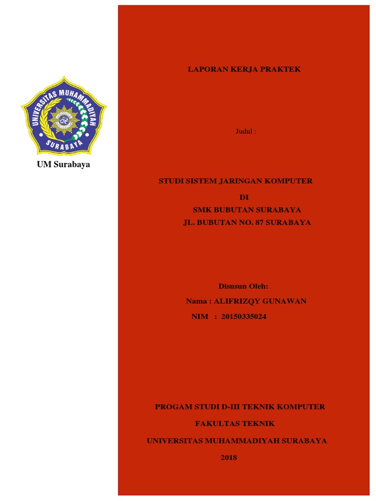 Laporan Kerja Praktek Teknik Informatika | PDF