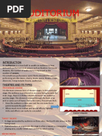 Auditorium Seating Layout | PDF