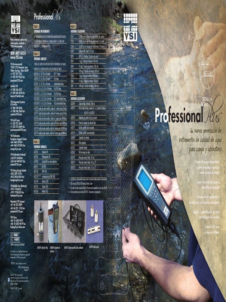 Especificaciones Ysi Professional Plus | PDF | Cantidades fisicas ...