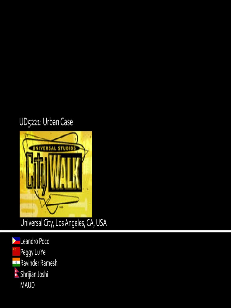 Urban Case Study Citywalk Universal City | PDF | Shopping Mall | Hollywood