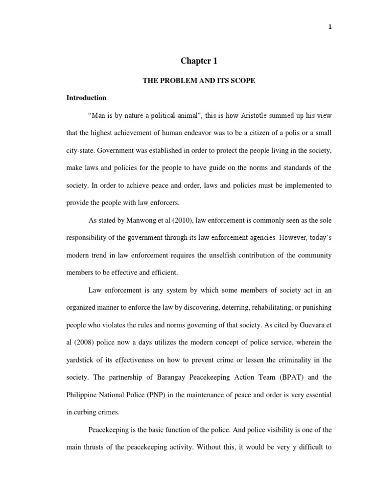 Chapter 1 | Download Free PDF | Peacekeeping | Police