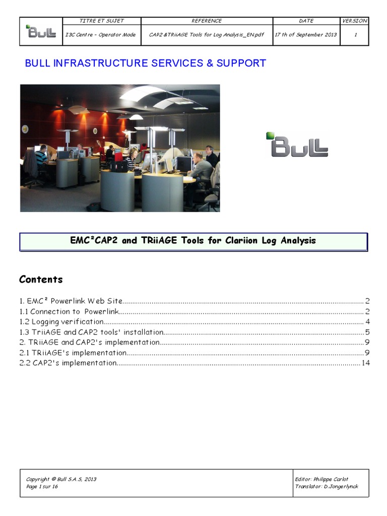 CAP2 - TRiiAGE Tools For Clariion Log Analysis - EN | PDF | Portable ...