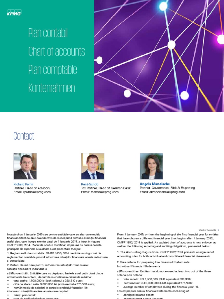 KPMG Chart of Accounts 2016 PDF | PDF