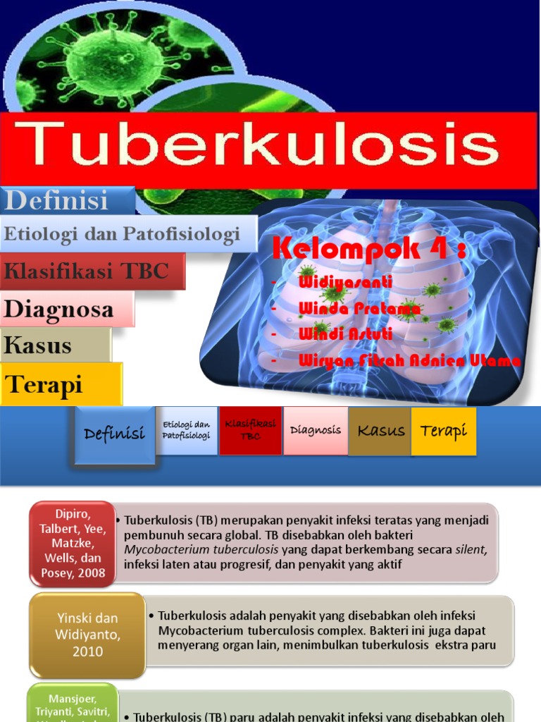 Klasifikasi dan Terapi Tuberkulosis | PDF