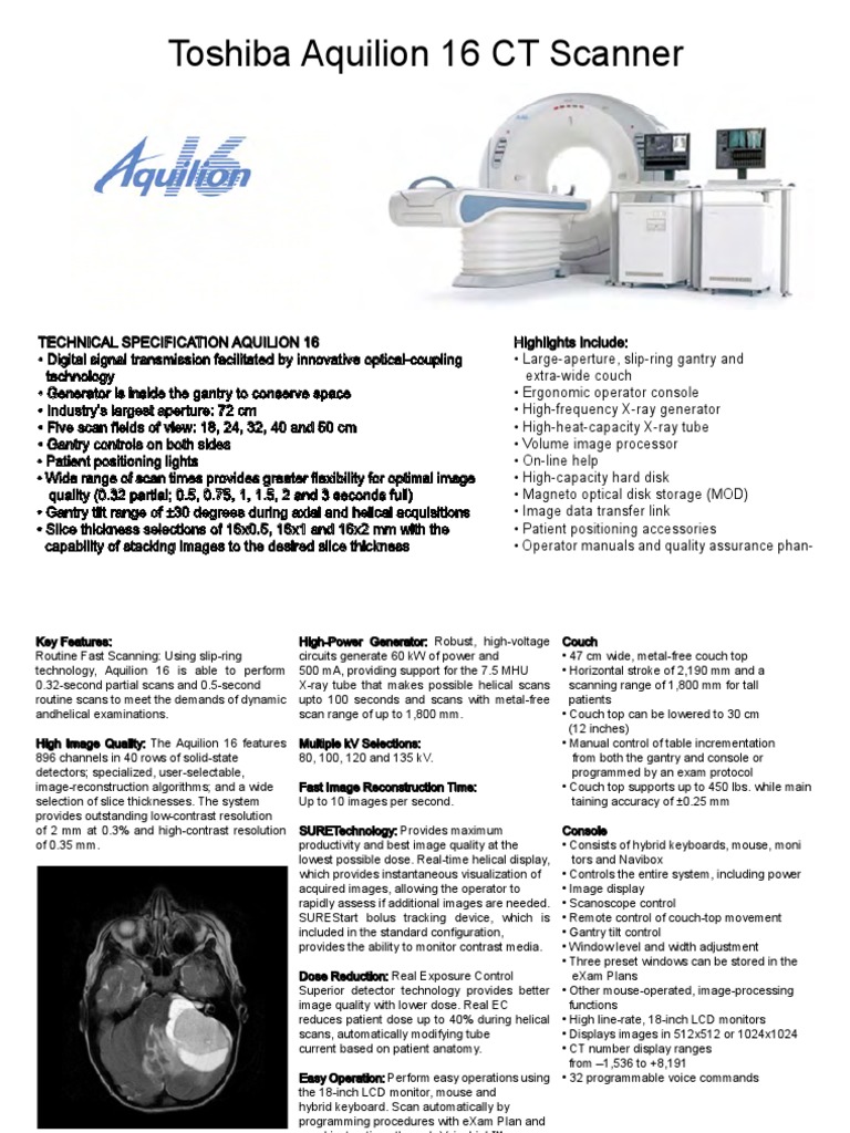 Aq 16 en | PDF | Image Scanner | Ct Scan