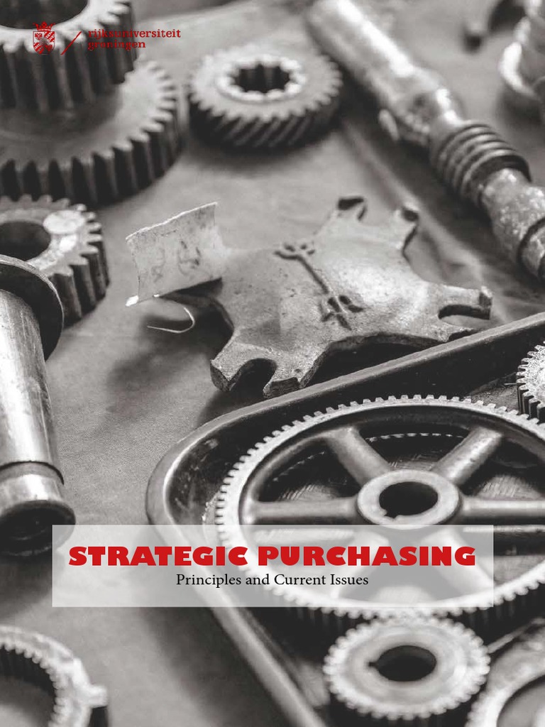 Strategic Purchasing Principles and Current Issues | PDF | Strategic ...