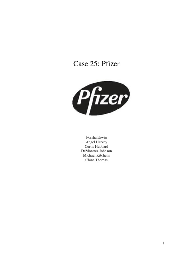 Final Draft of Pfizer | PDF | Pfizer | Pharmaceutical Drug