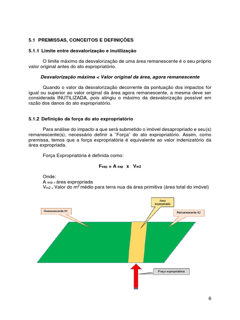 Estudo Do Prejuizo No Remanescente em Relacao Desapropriacao | PDF ...