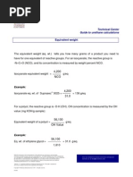 Calculating Equivalent Weight of Epoxy Mixtures PDF | PDF | Teaching ...