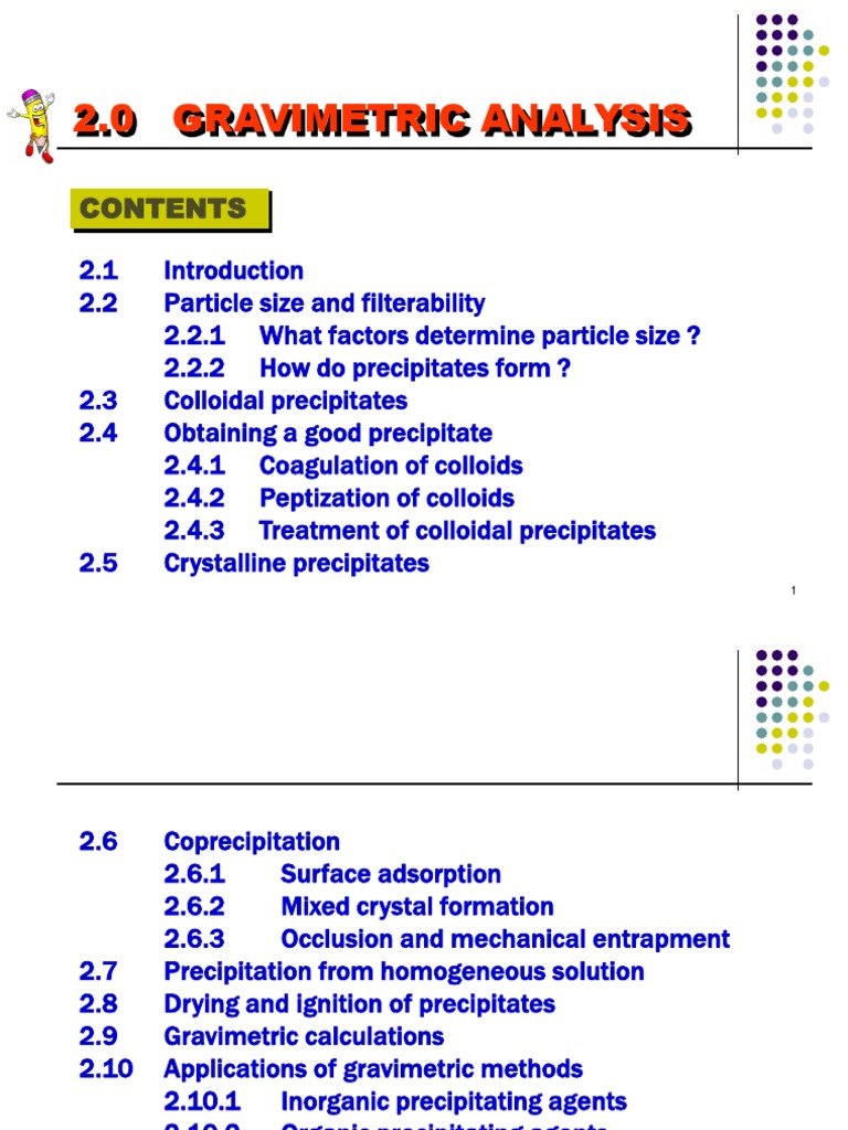 20171204131250C2 Gravimetric Analysis | PDF | Precipitation (Chemistry ...