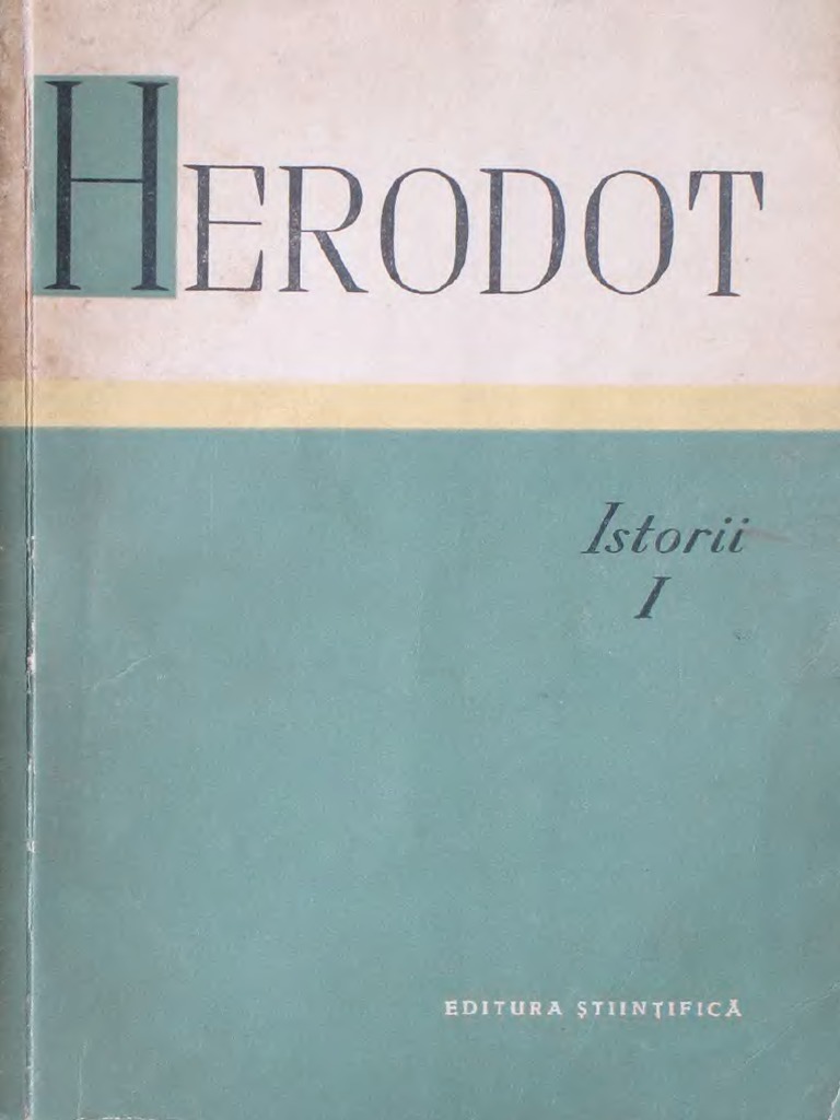 Herodot-Istorii Vol1 PDF | PDF