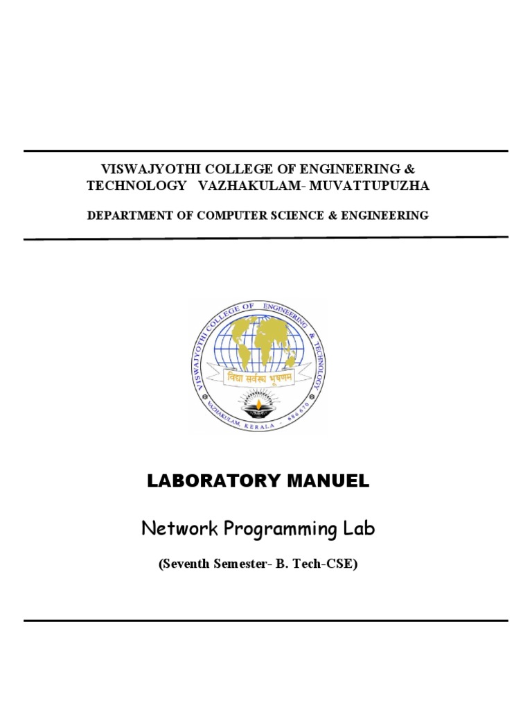 Network Programming Lab PDF | PDF | Network Socket | Client–Server Model