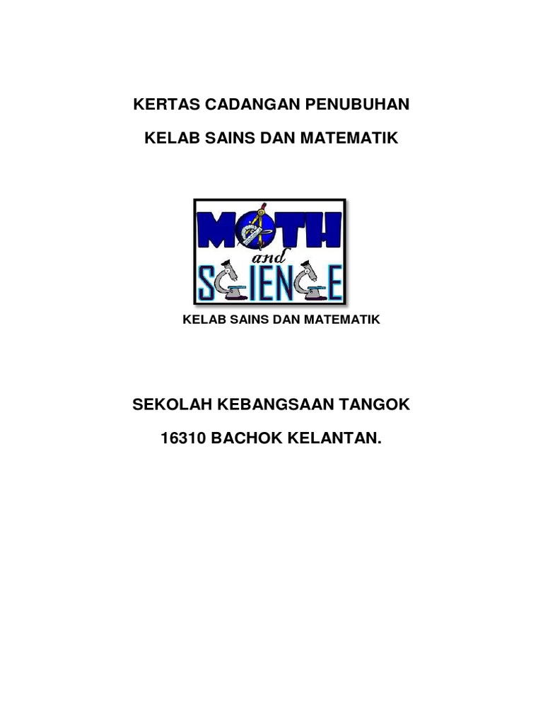 Cadangan Penubuhan Kelab Sains Matematik | PDF