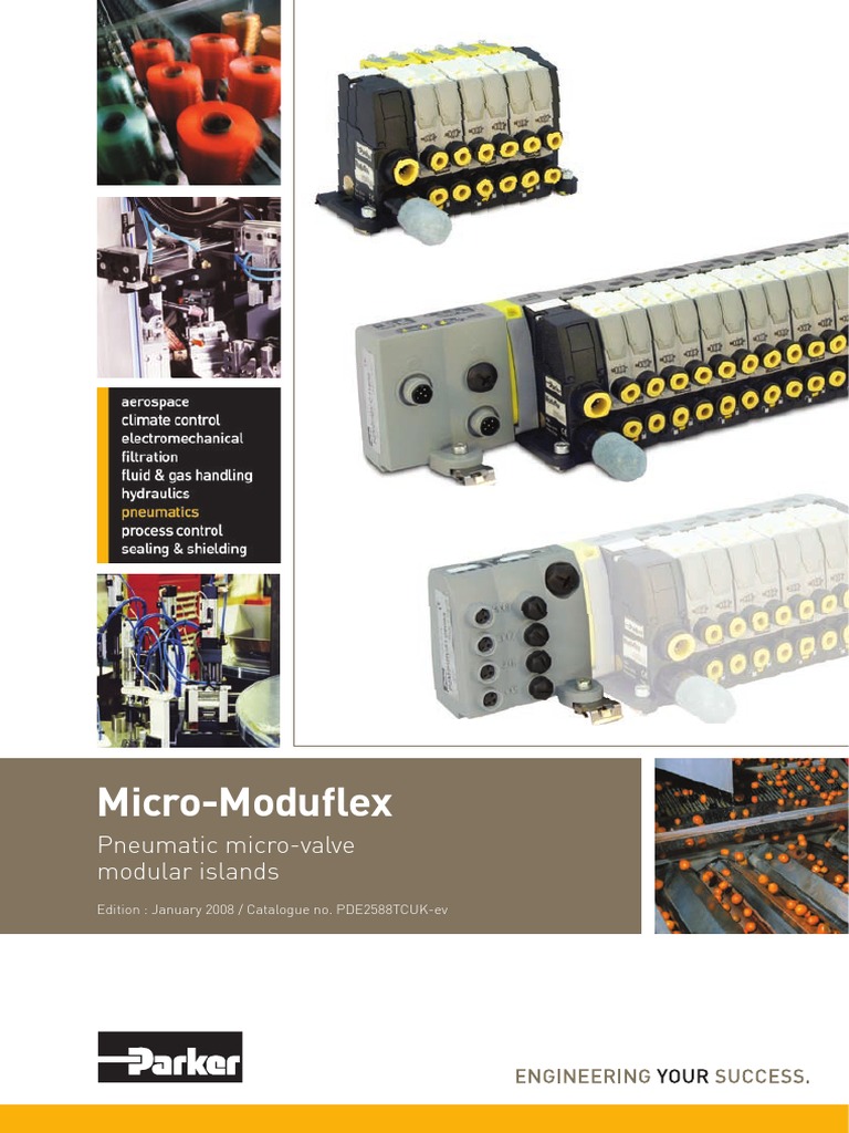 Parker Moduflex Micro | PDF | Electrical Connector | Valve