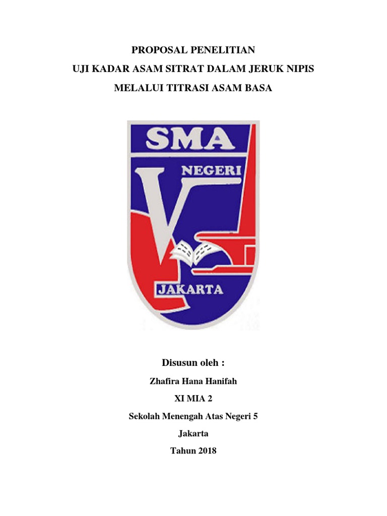 Uji Kadar Asam Sitrat Jeruk Nipis | PDF