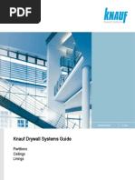 Knauf Metal Profiles Brochure PDF | PDF | Framing (Construction) | Drywall