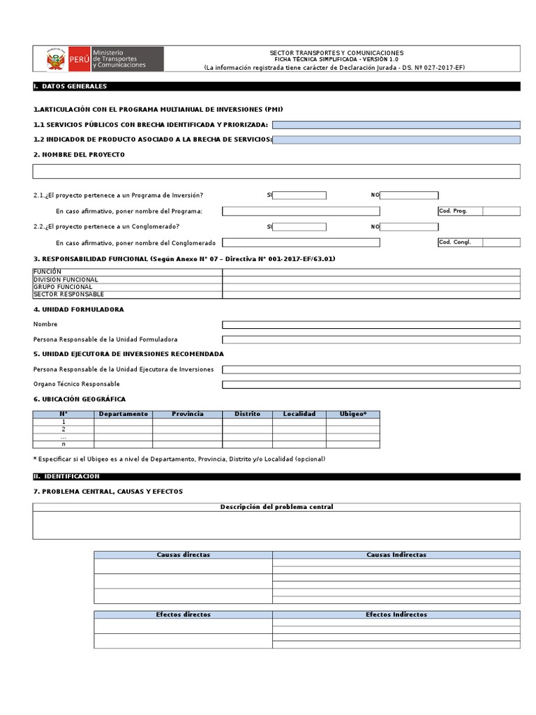 Formato 1 - MTC | Descargar gratis PDF | Aeropuerto | Compartir (Finanzas)