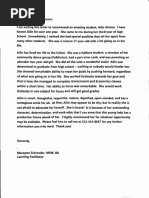 Nsfas Propensity Letter Confirming That The Student Will Complete | PDF