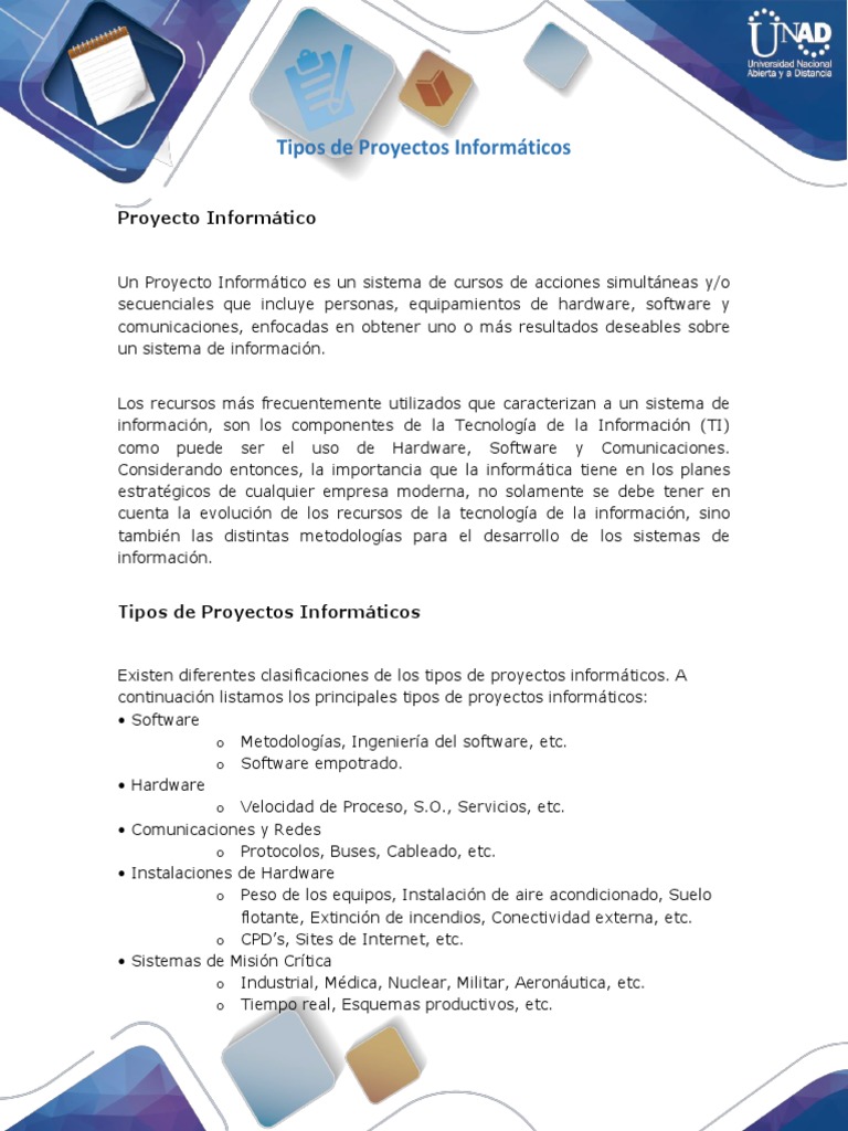 Proyectos Informáticos