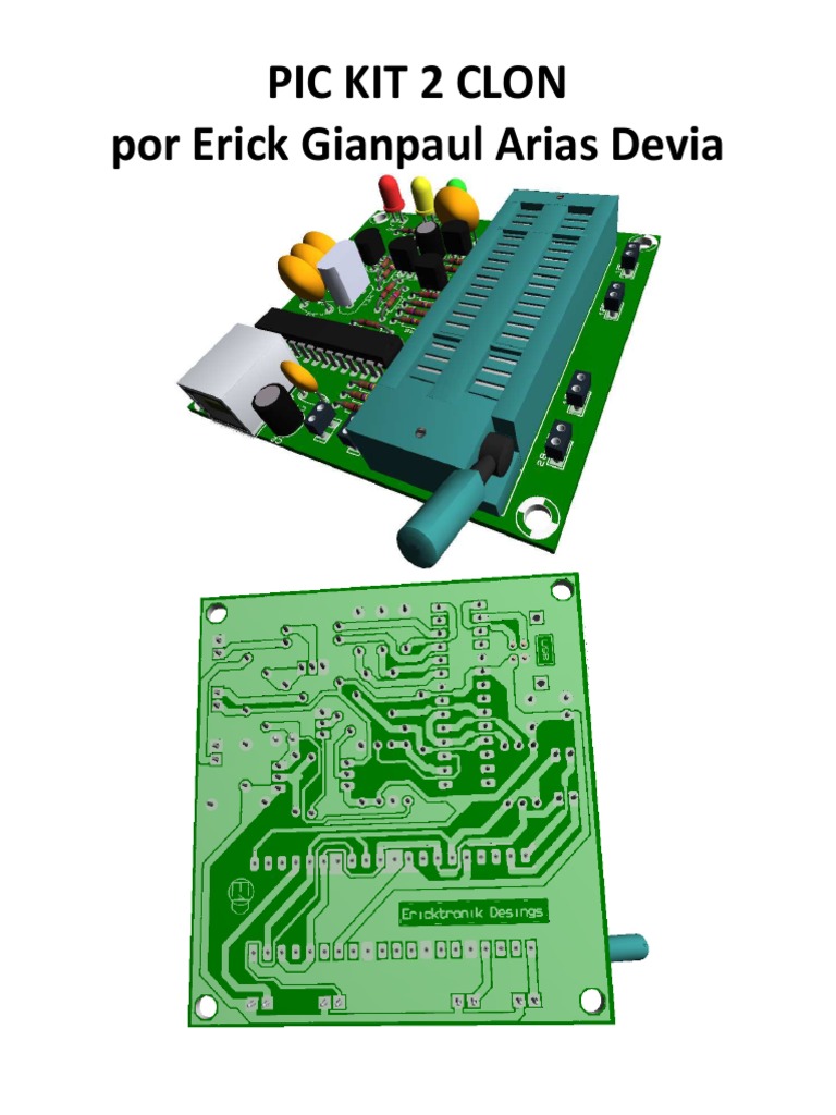 PicKit2 Clone Completo | PDF | Electrical Engineering | Electrical Components