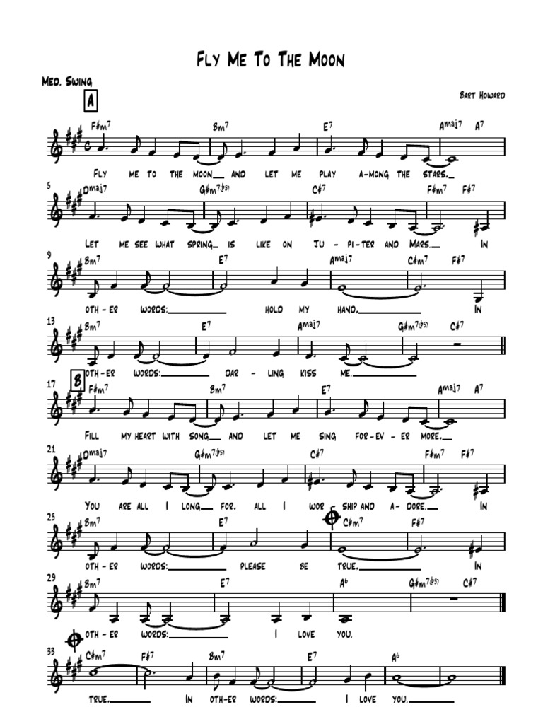 Fly Me To The Moon | PDF | Songs Written