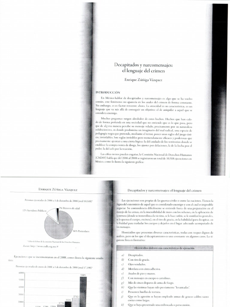 Decapitados y Narcomensajes | PDF