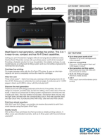 Ecotank l15150 Datasheet | PDF | Printer (Computing) | Office Equipment