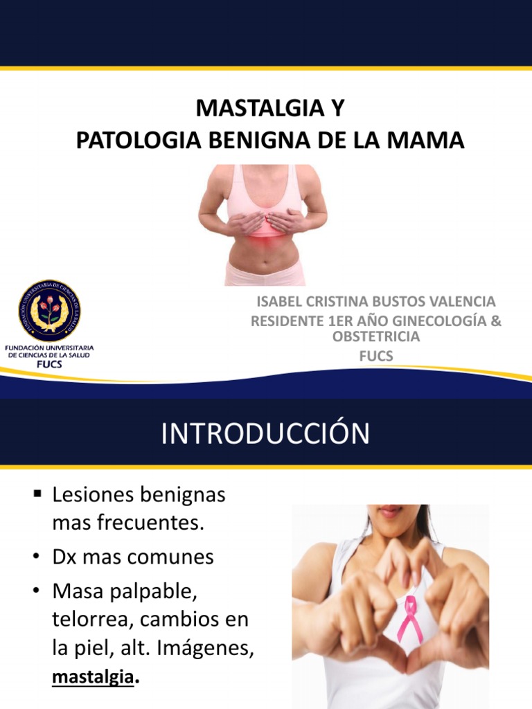 Mastalgia y Patologías Benignas Mamarias | PDF | Cáncer de mama | Salud ...
