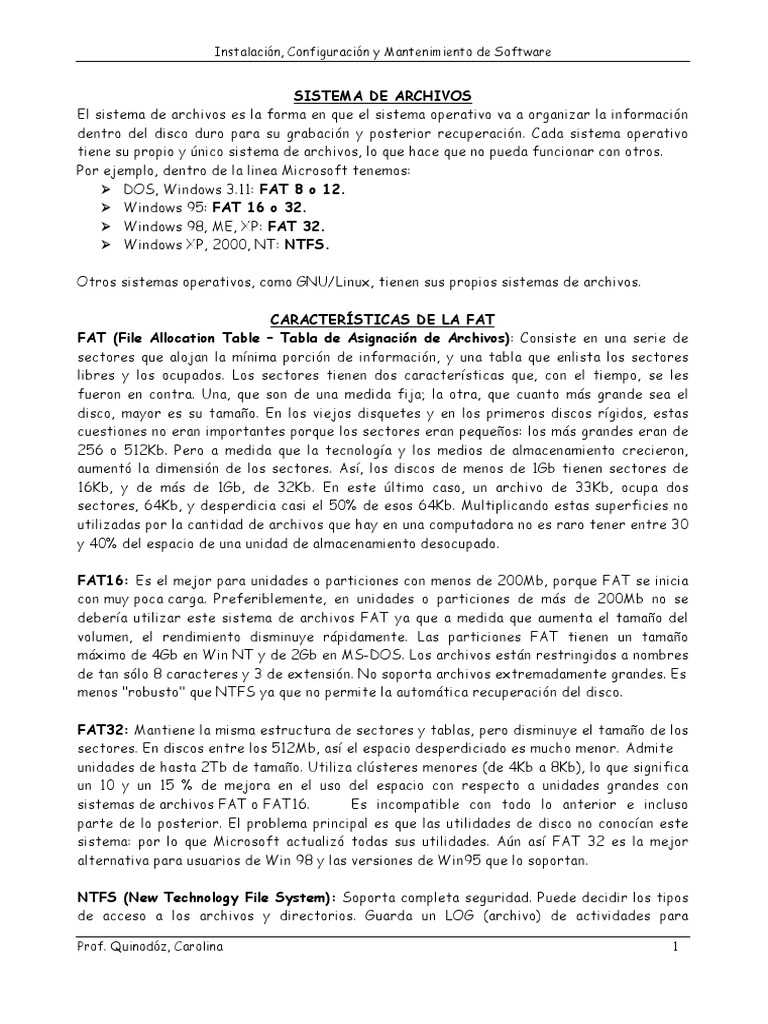 Particiones PDF | PDF