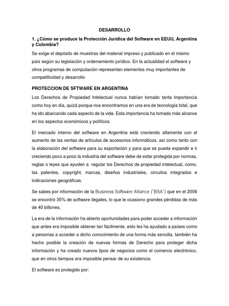 Propiedad Intelectual y Software | PDF | Propiedad intelectual | Software libre