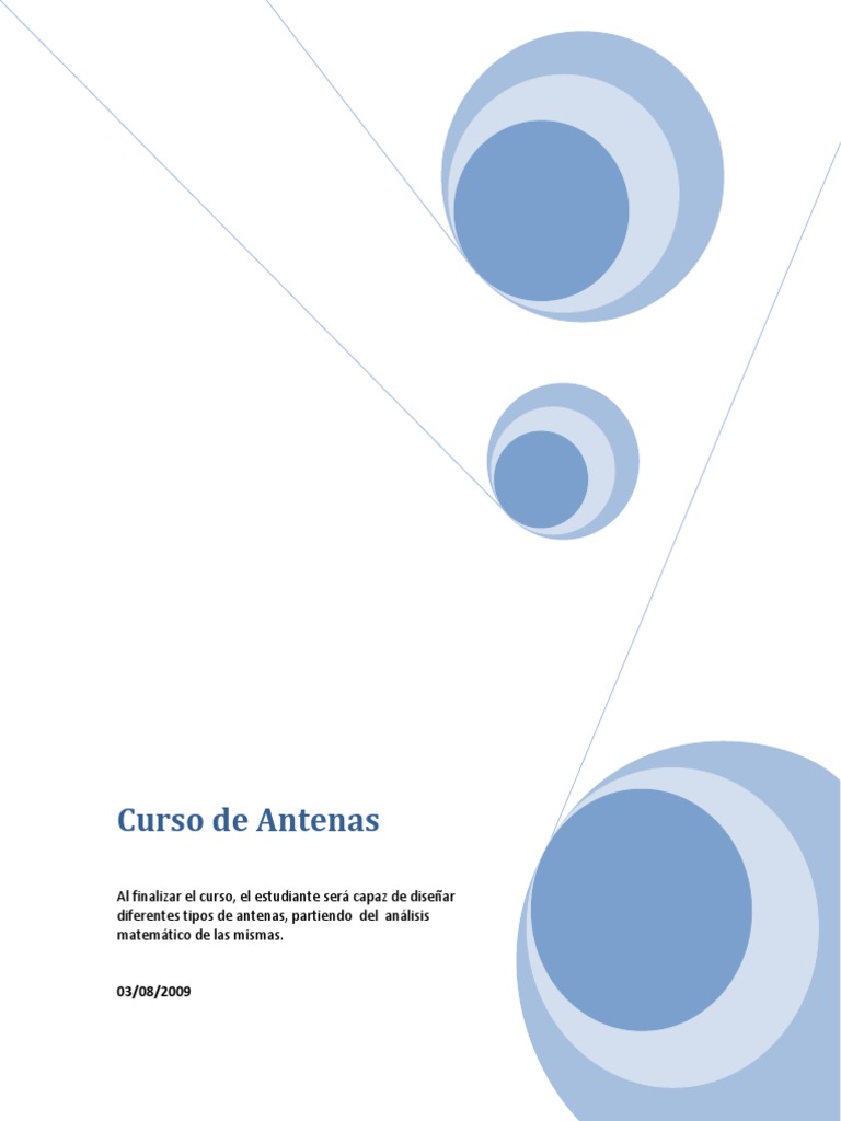 Apuntes de Antenas PDF | PDF | Antena (Radio) | Reflexión (Física)