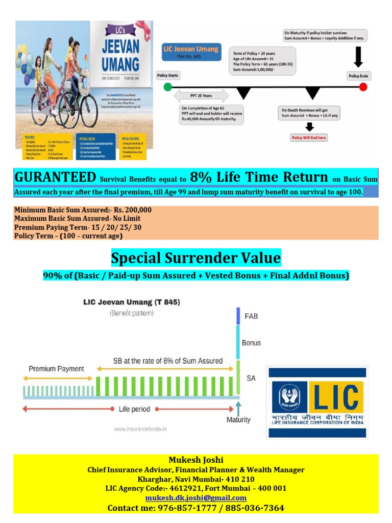 Jeevan Umang One Pager | PDF