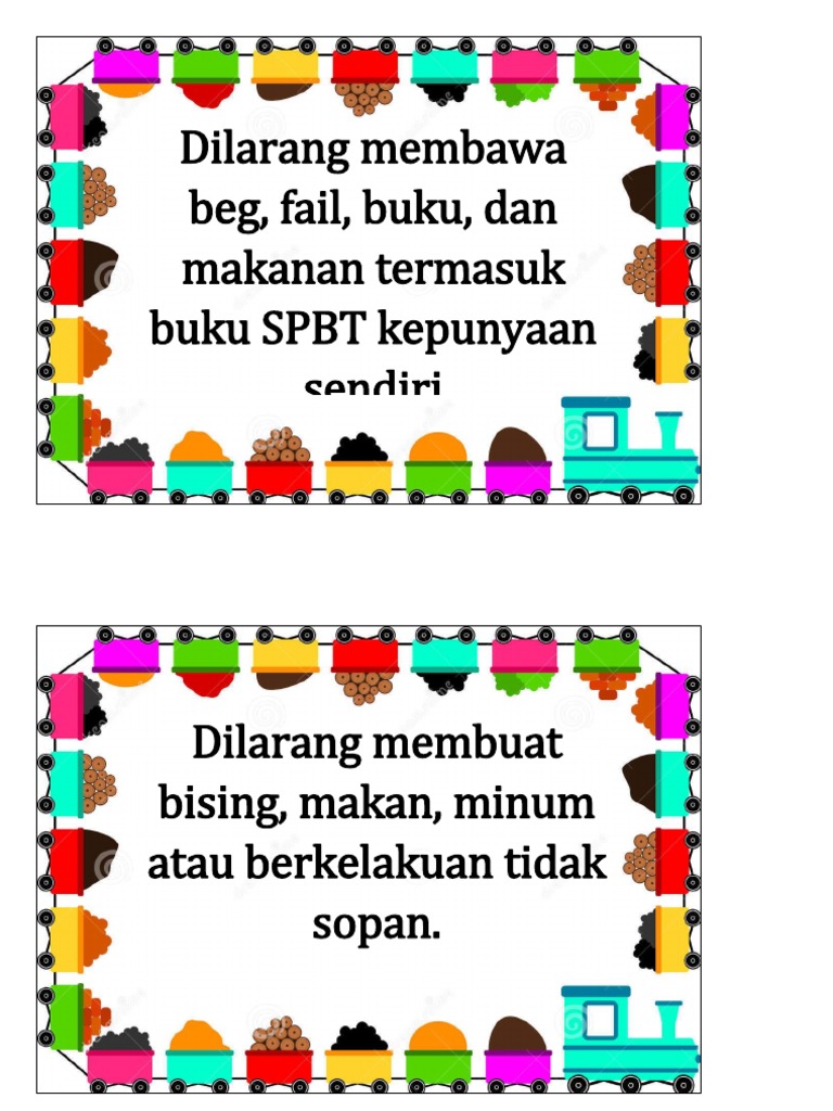Peraturan Bilik SPBT | PDF