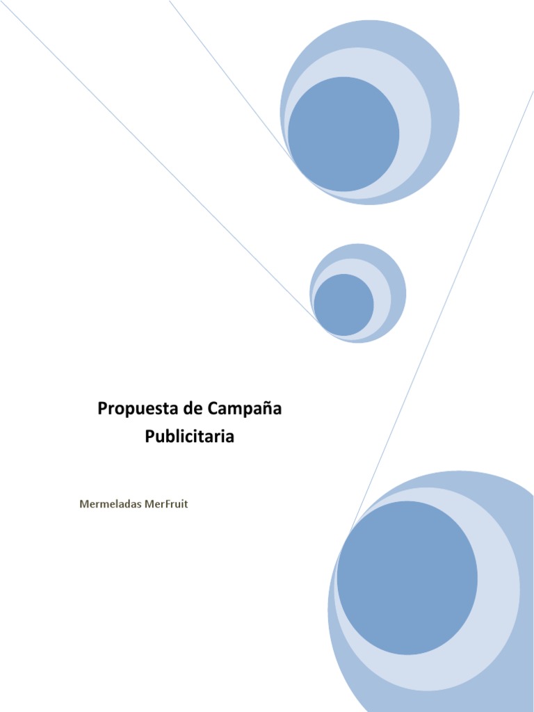 Propuesta de Campaña Publicitaria MerFruit | PDF | Publicidad ...