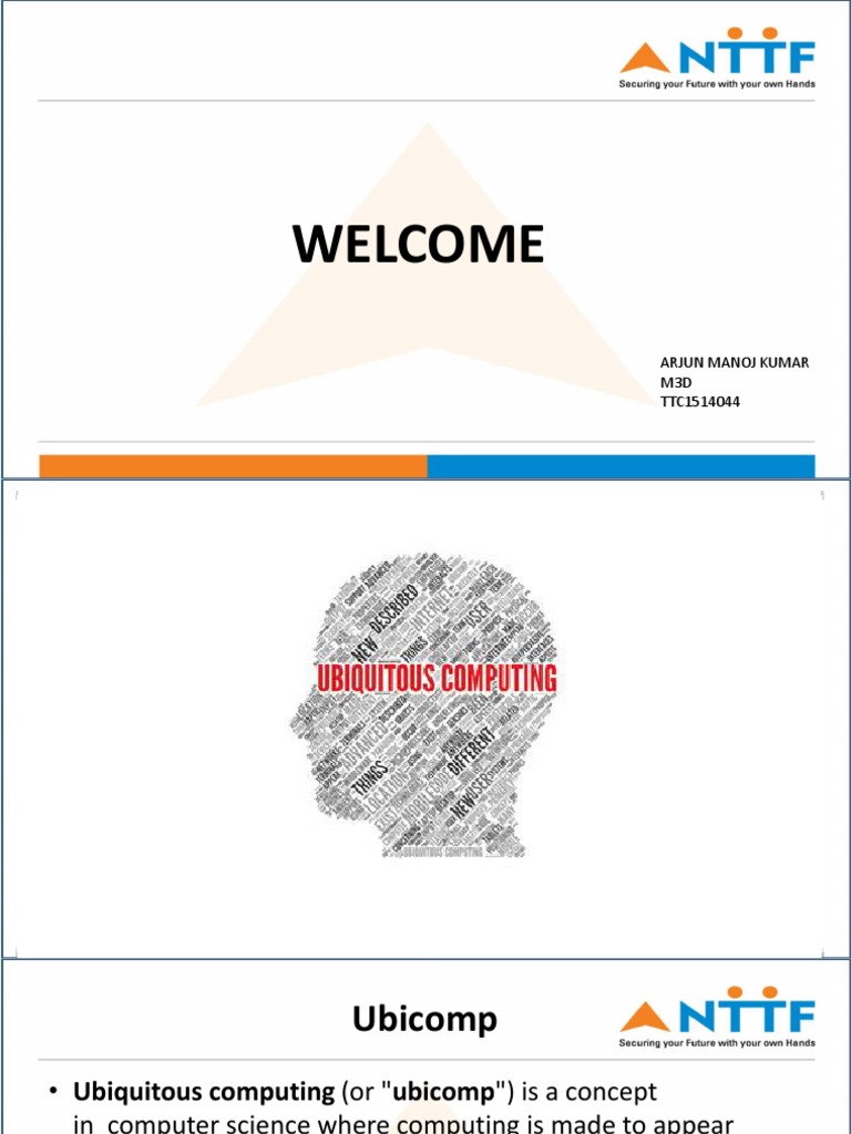 Welcome: Arjun Manoj Kumar M3D TTC1514044 | PDF | Areas Of Computer ...